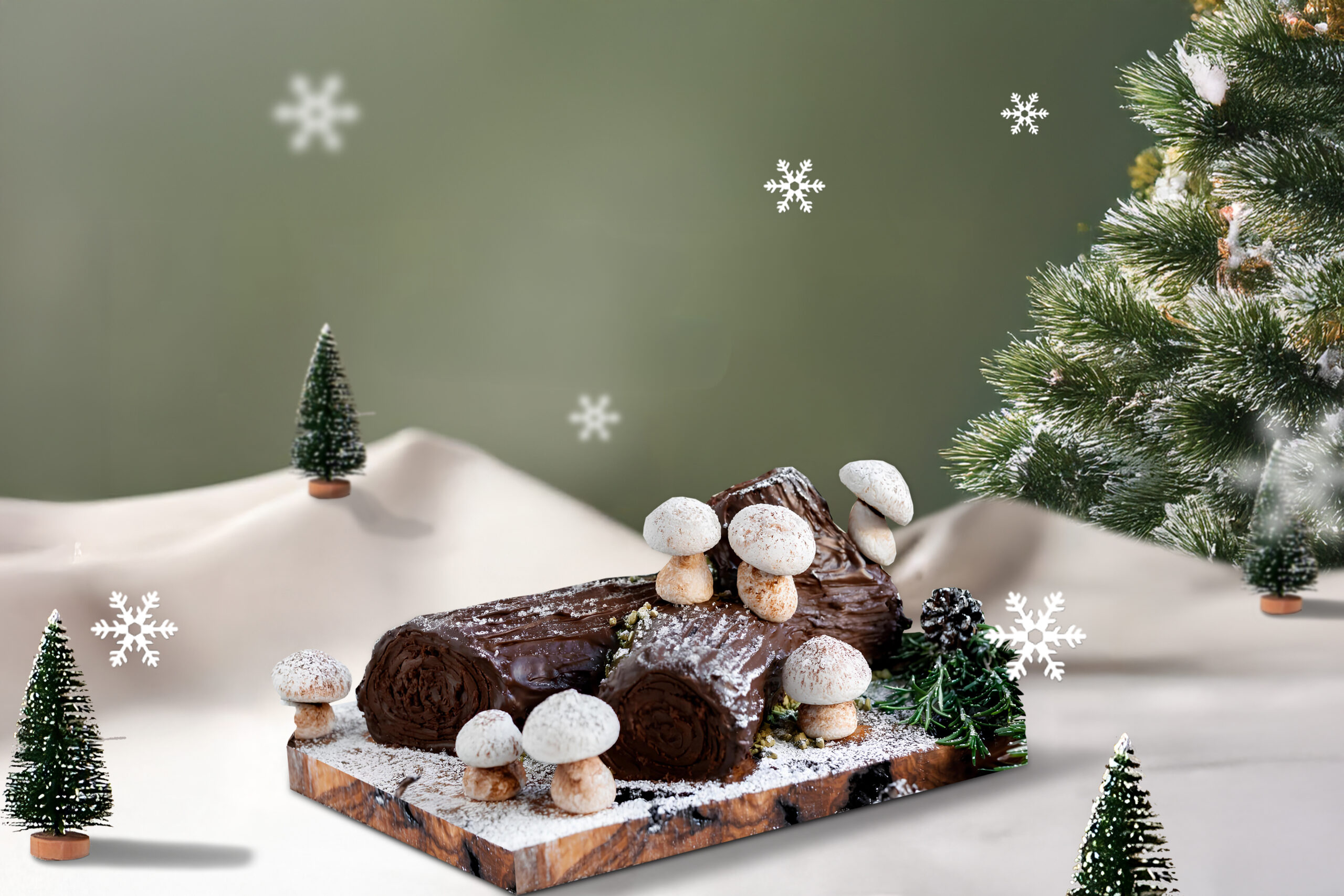 Festive Yule Log - Meruorah Komodo Labuan Bajo